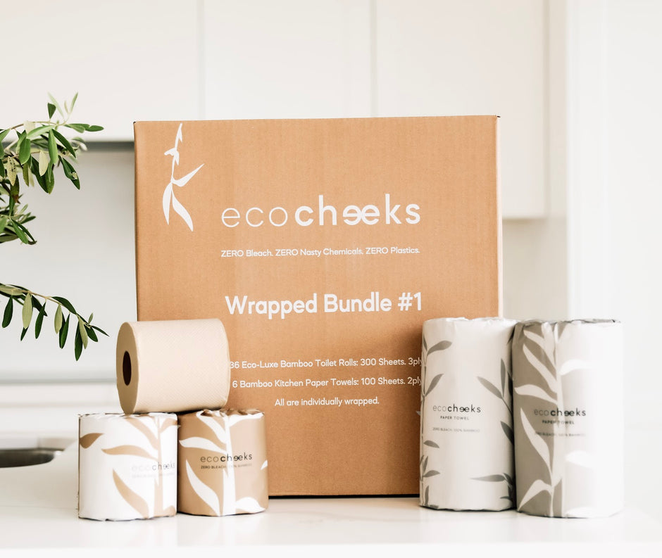 Eco Cheeks Unbleached Bamboo Toilet Paper